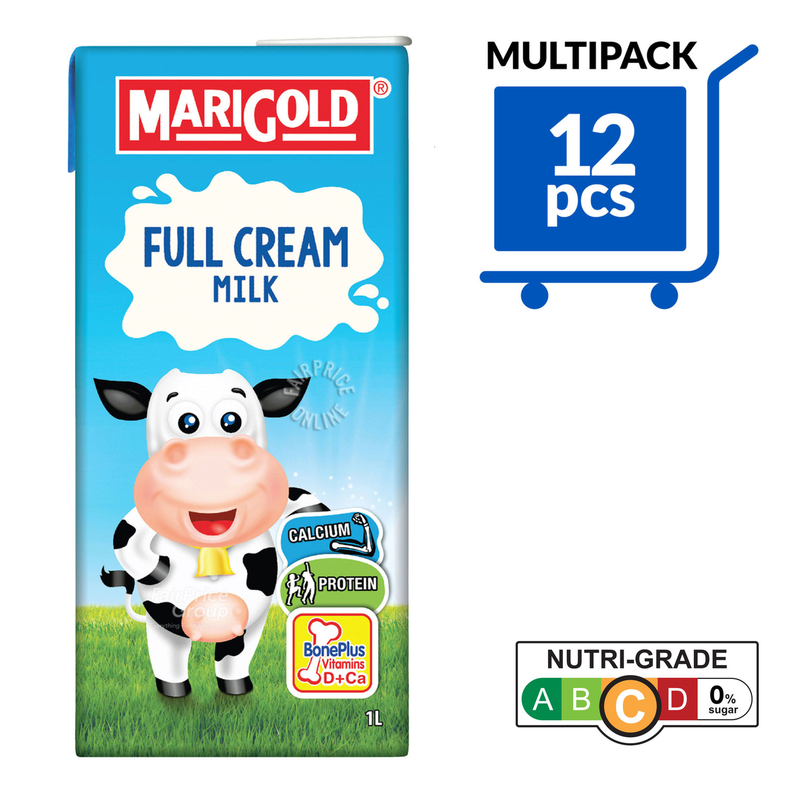 Marigold UHT Packet Milk - Full Cream | NTUC FairPrice