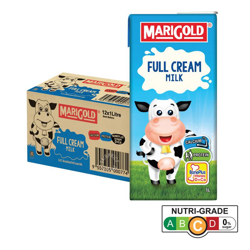 Marigold UHT Packet Milk - Full Cream | NTUC FairPrice