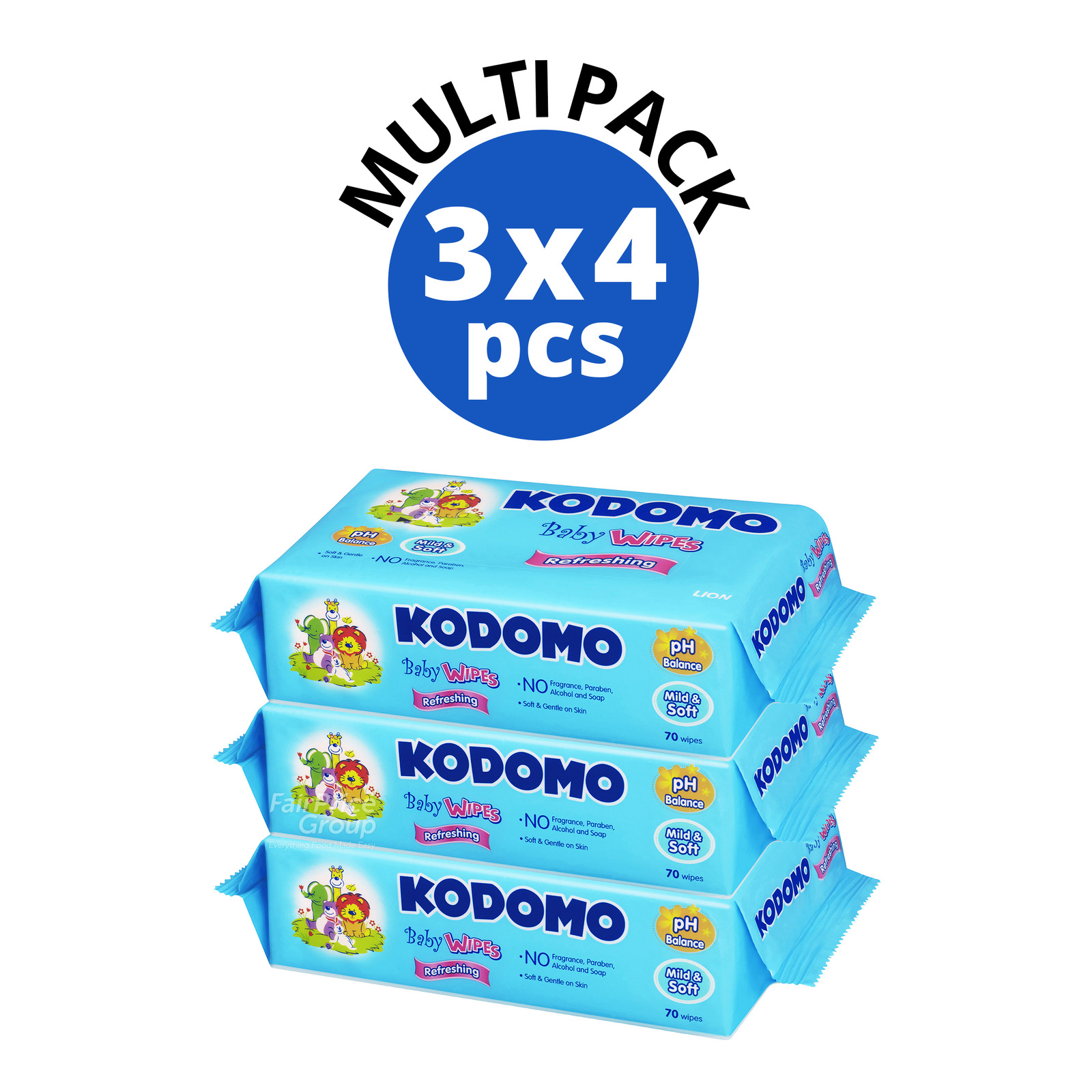 Kodomo Baby Wipes - Refreshing | NTUC FairPrice