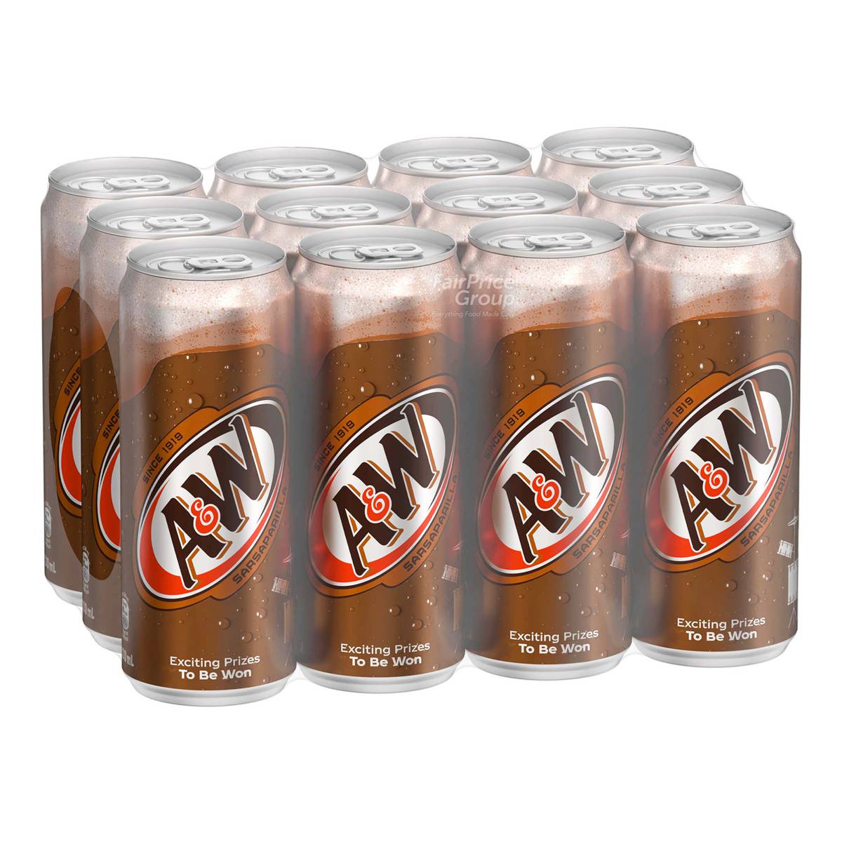 A&W Can Drink - Sarsaparilla Root Beer | NTUC FairPrice