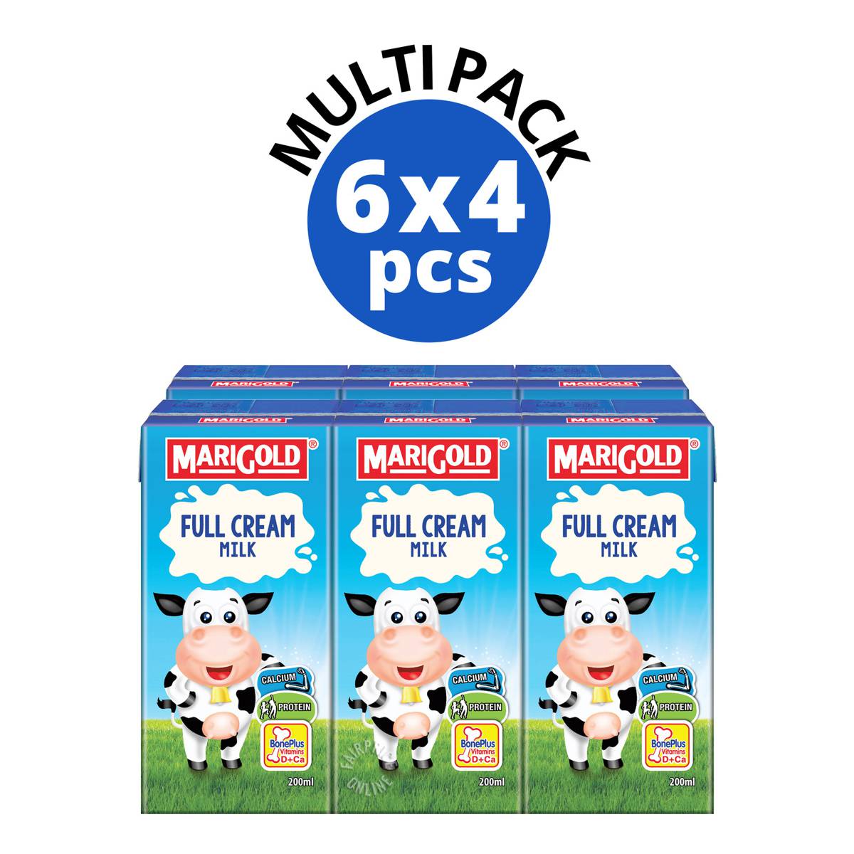 Marigold UHT Packet Milk - Full Cream | NTUC FairPrice