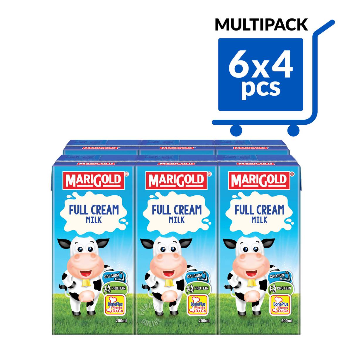 Marigold UHT Packet Milk - Full Cream | NTUC FairPrice