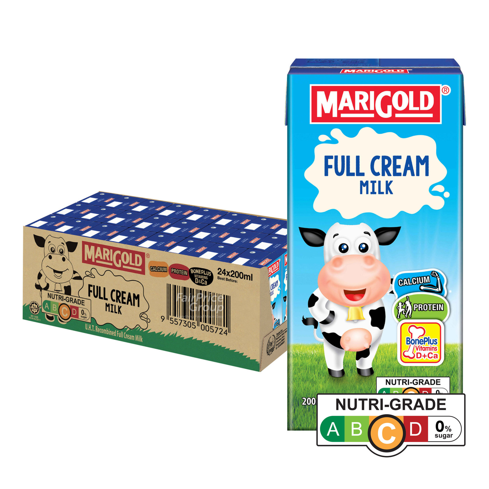 Marigold UHT Packet Milk - Full Cream | NTUC FairPrice