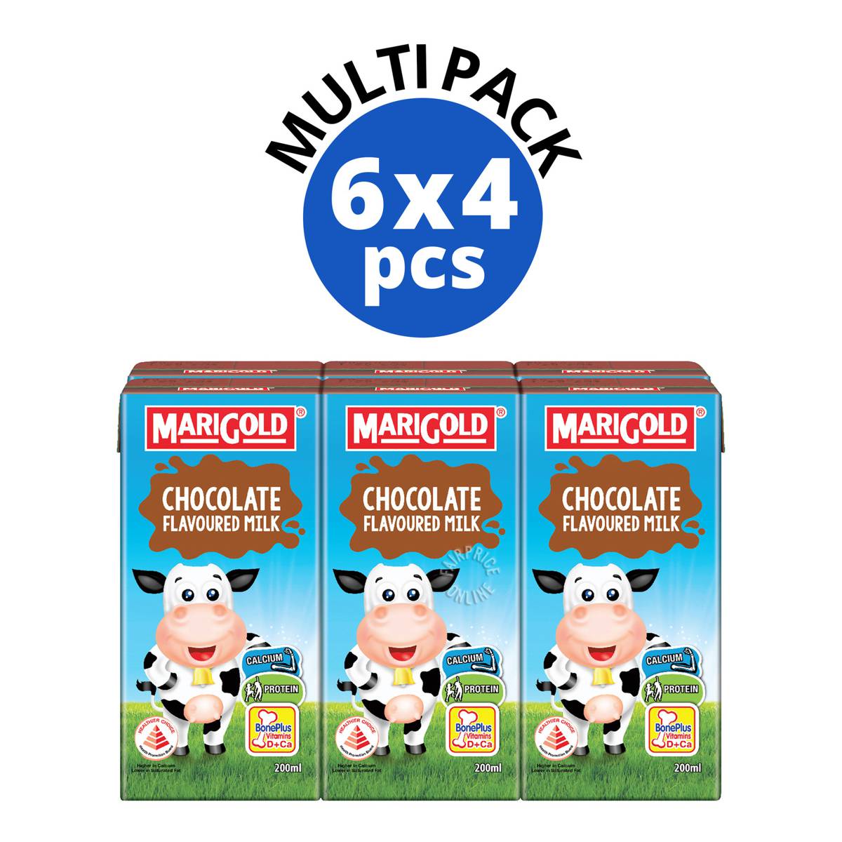 Marigold UHT Packet Milk - Chocolate | NTUC FairPrice