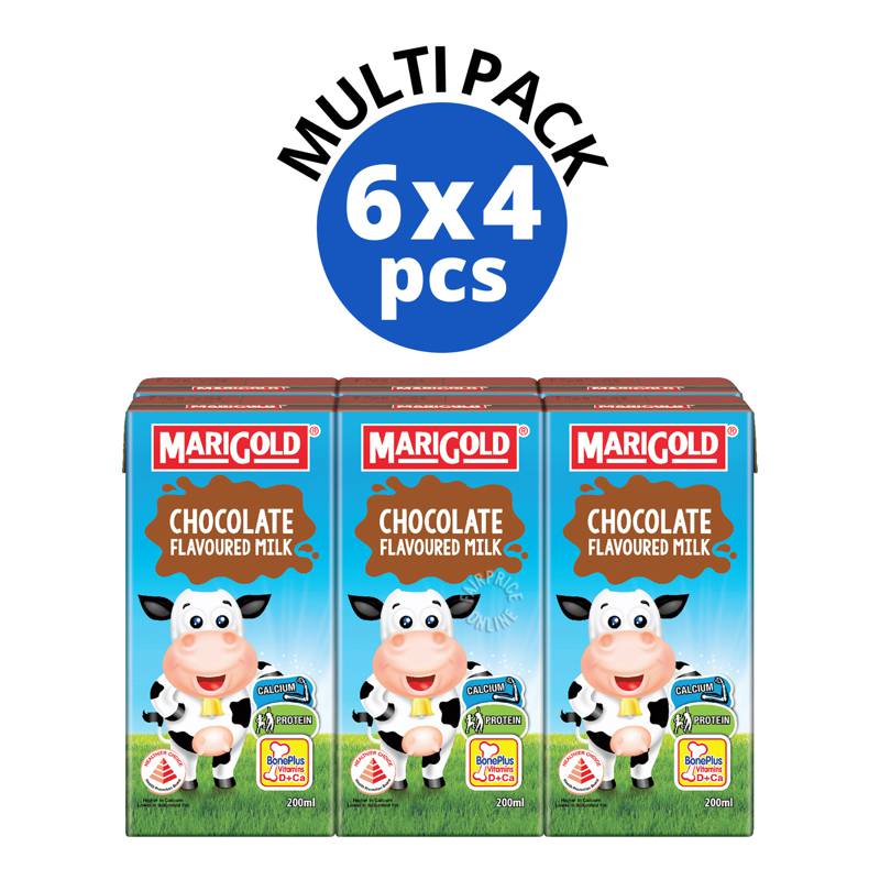 Marigold UHT Packet Milk - Chocolate | NTUC FairPrice