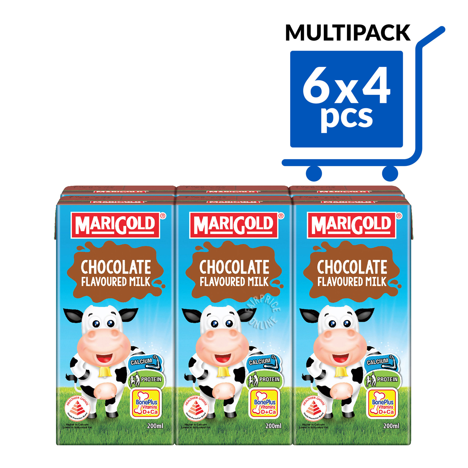 Marigold UHT Packet Milk - Chocolate | NTUC FairPrice