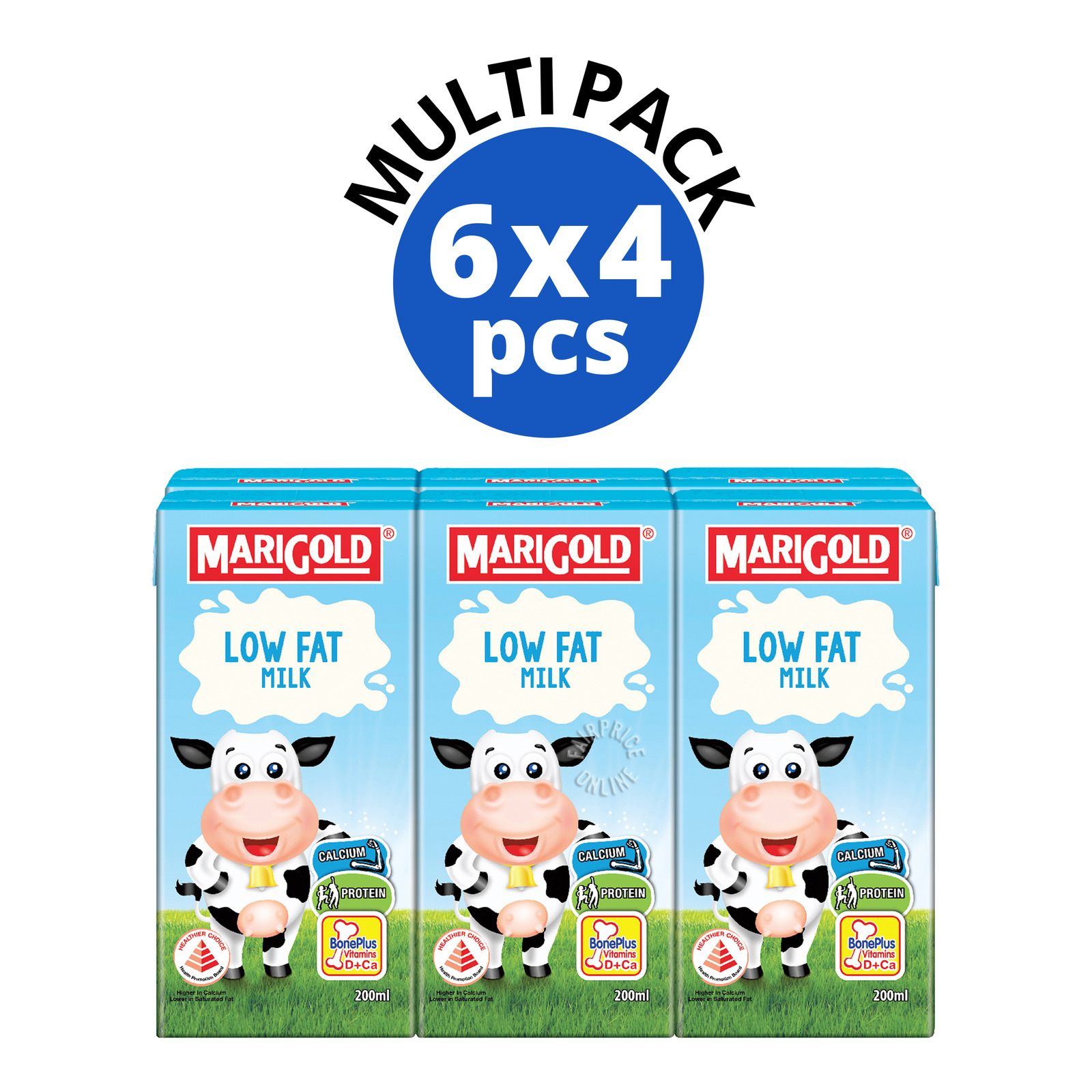 Marigold UHT Packet Milk - Low Fat | NTUC FairPrice