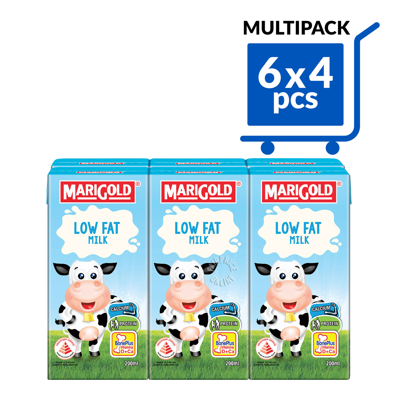 Marigold UHT Packet Milk - Low Fat | NTUC FairPrice