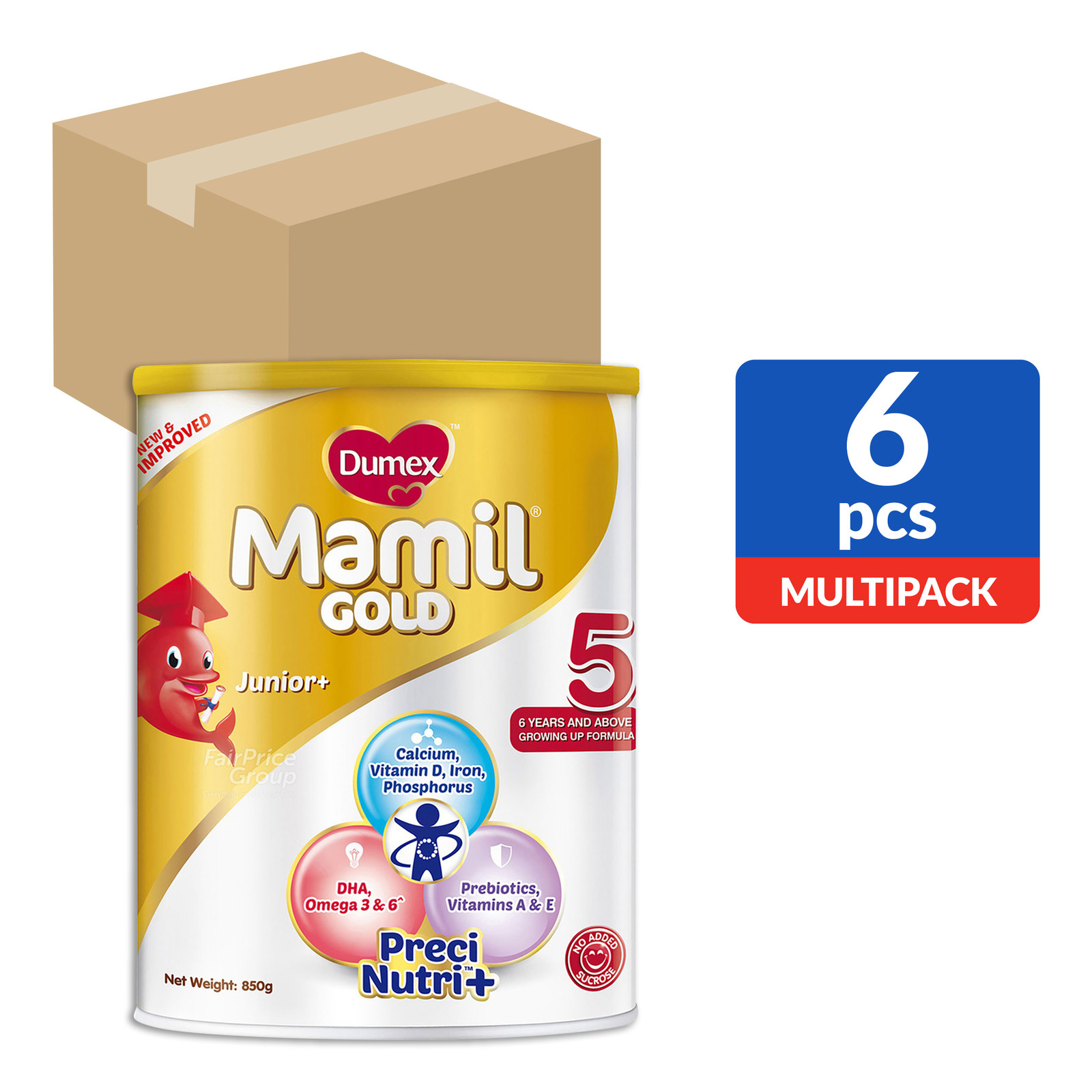 Dumex Mamil Gold Growing Up Milk Formula - Step 5 | NTUC FairPrice