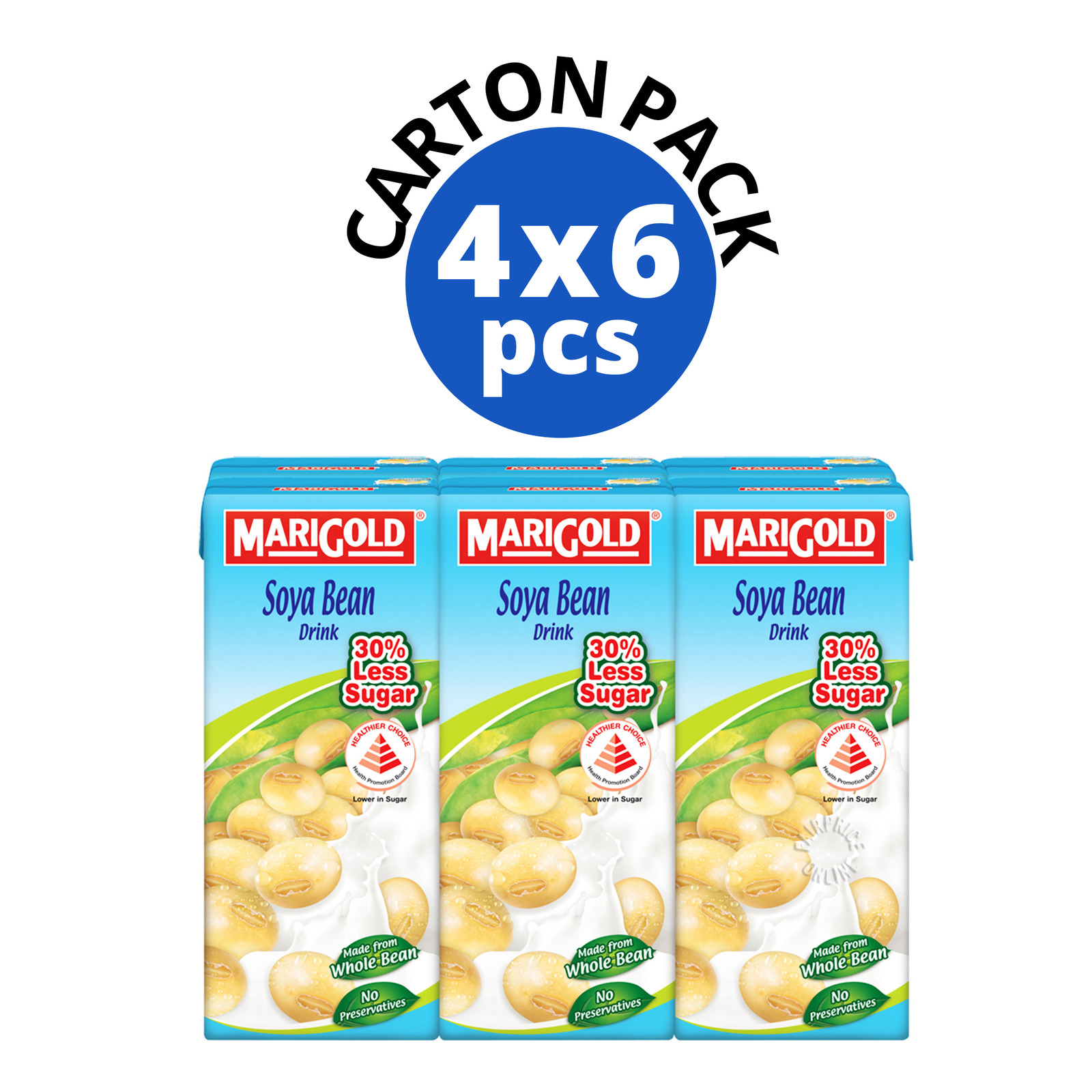 Marigold Packet Drink - Soya Bean (Less Sweet) | NTUC FairPrice