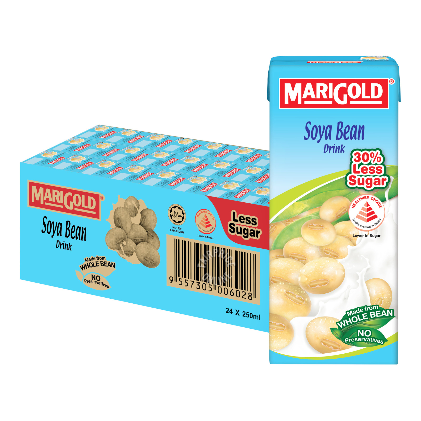 Marigold Packet Drink - Soya Bean (Less Sweet) | NTUC FairPrice