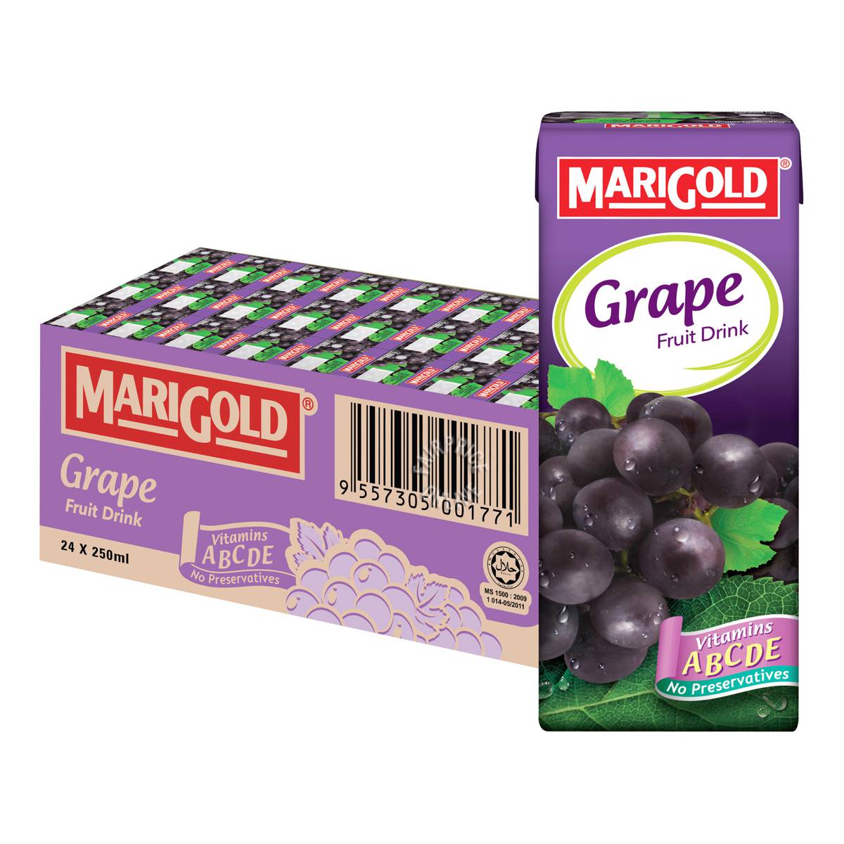 Marigold Packet Fruit Drink - Grape | NTUC FairPrice