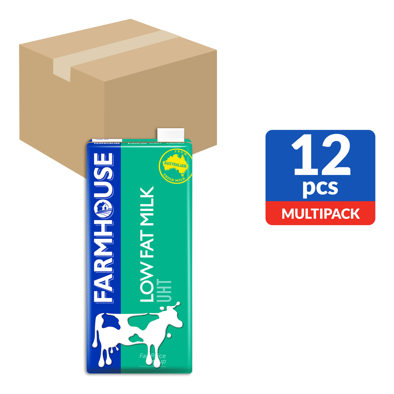 Farmhouse UHT Milk - Low Fat | NTUC FairPrice