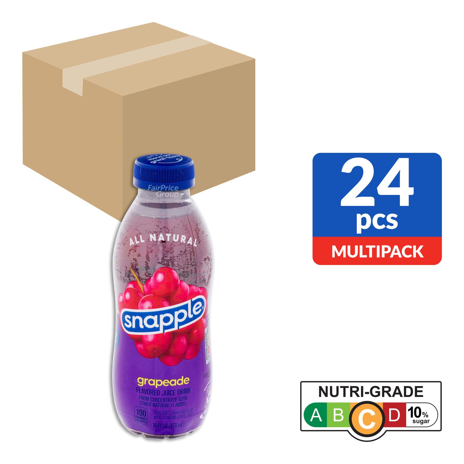 Snapple Bottle Drink - Grapeade | NTUC FairPrice