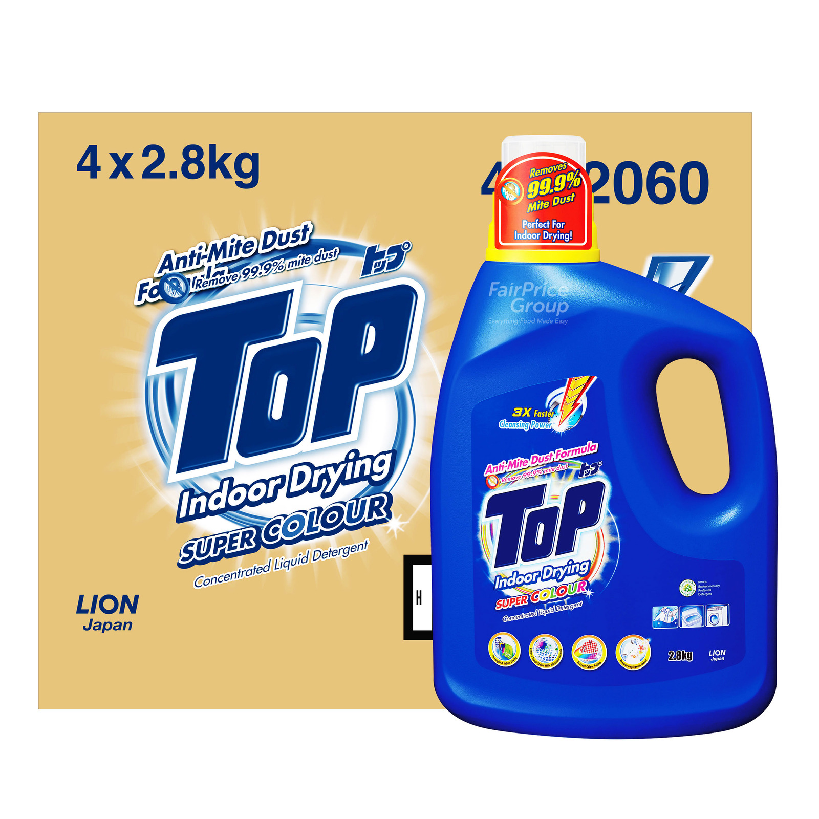 Top Concentrated Liquid Detergent - Super Colour | NTUC FairPrice