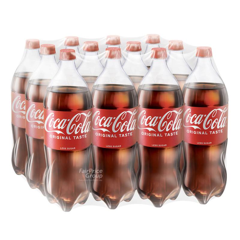 Coca-Cola Original Taste - Less Sugar (Case) | NTUC FairPrice