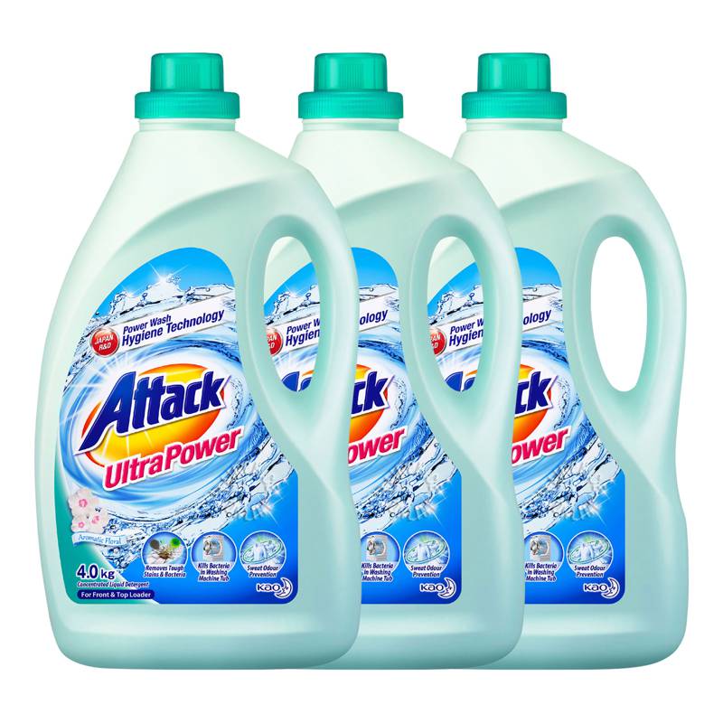 Attack Liquid Detergent - Ultra Power (Aromatic Floral) | NTUC FairPrice