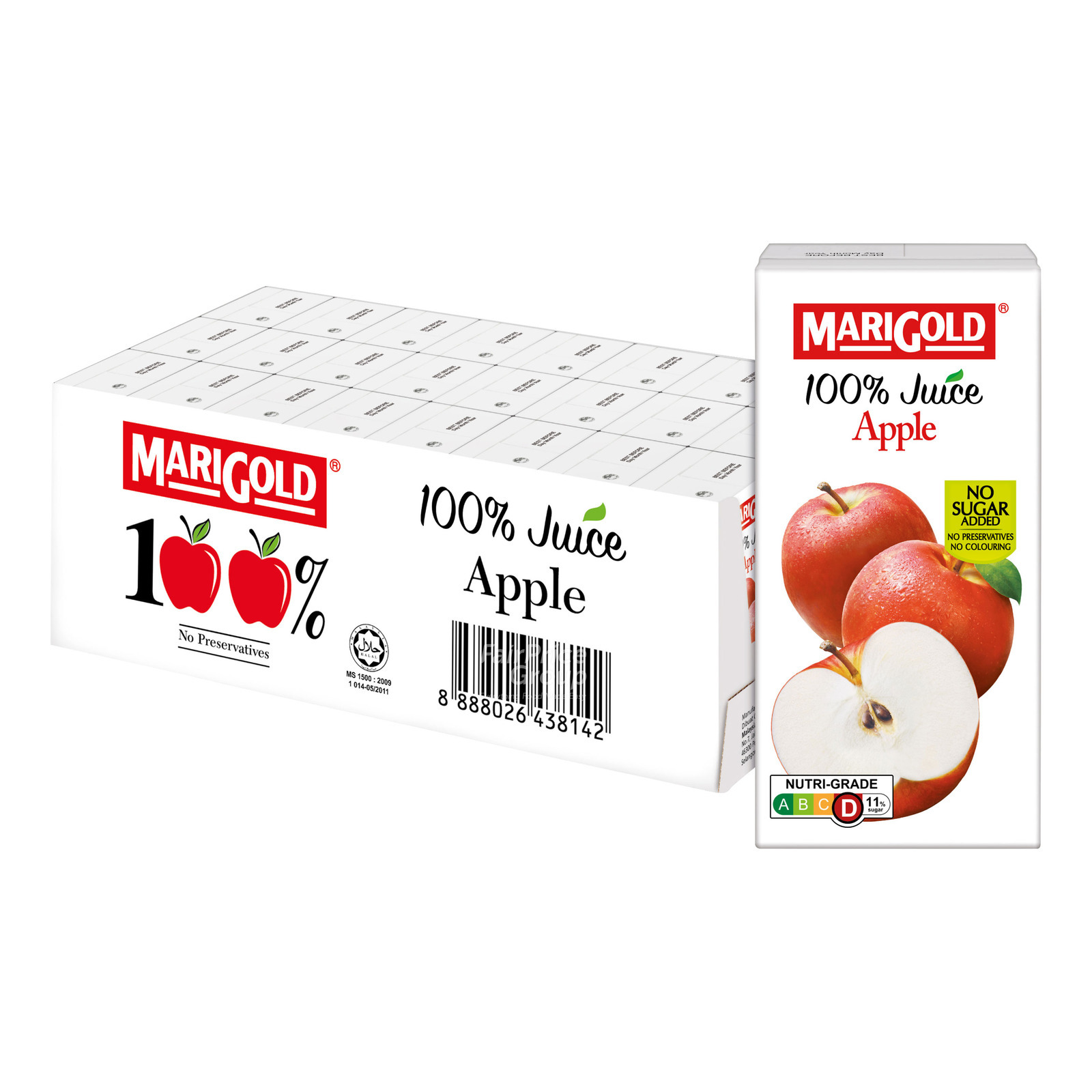 Marigold 100% Packet Juice - Apple | NTUC FairPrice