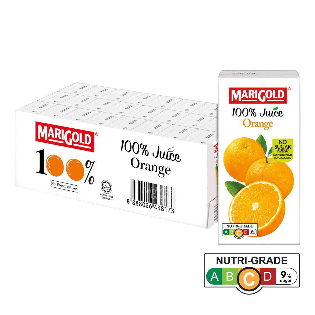Marigold 100% Packet Juice - Orange | NTUC FairPrice
