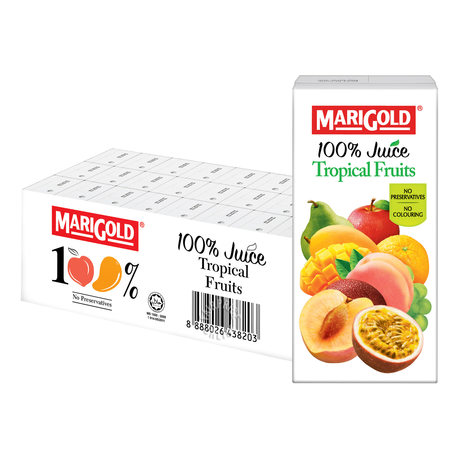 Marigold 100% Packet Juice - Tropical Fruits | NTUC FairPrice