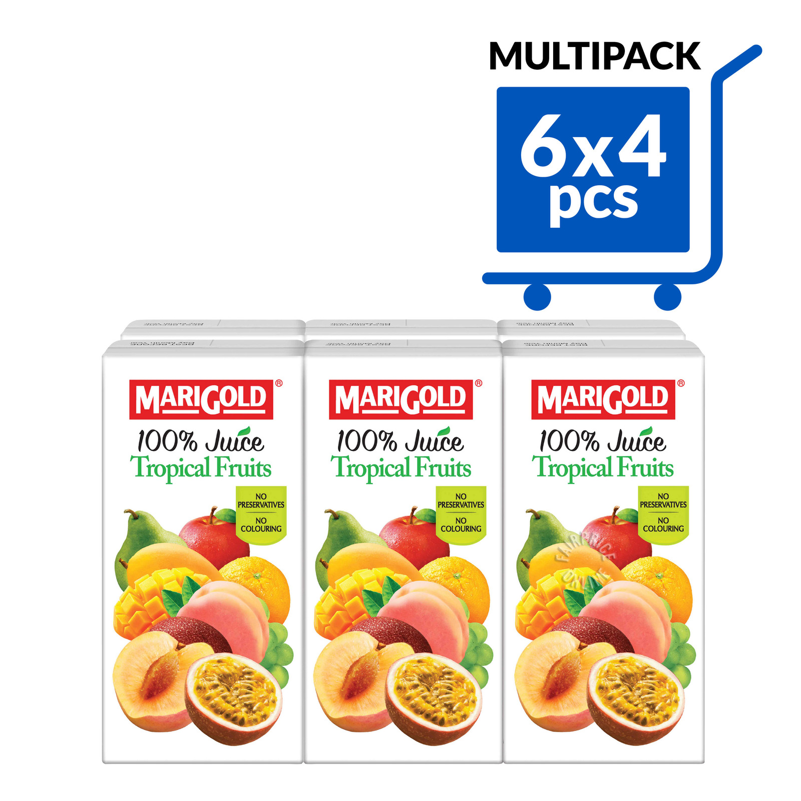 Marigold 100% Packet Juice - Tropical Fruits | NTUC FairPrice