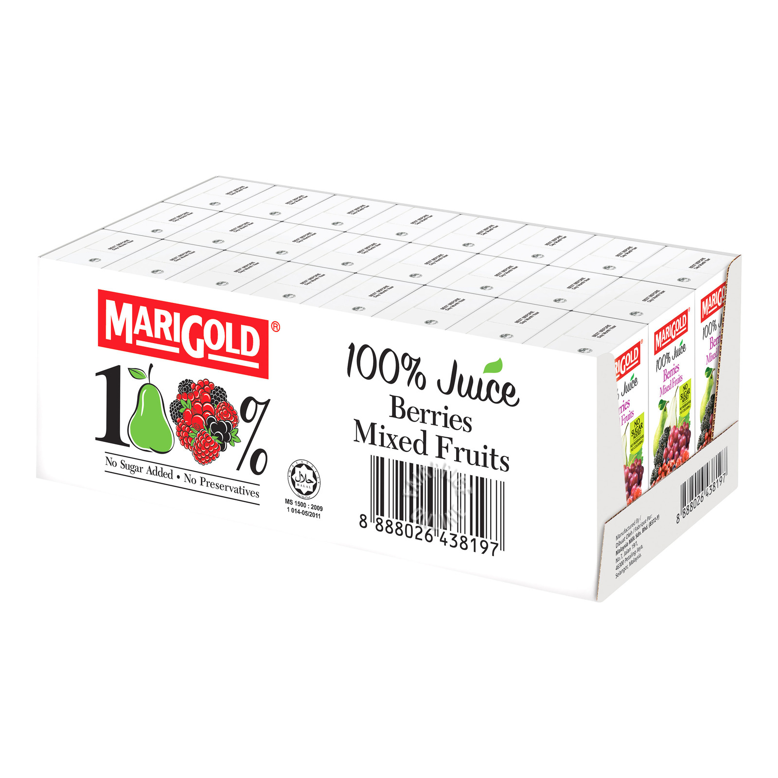 Marigold 100% Packet Juice - Berries Mixed Fruits | NTUC FairPrice