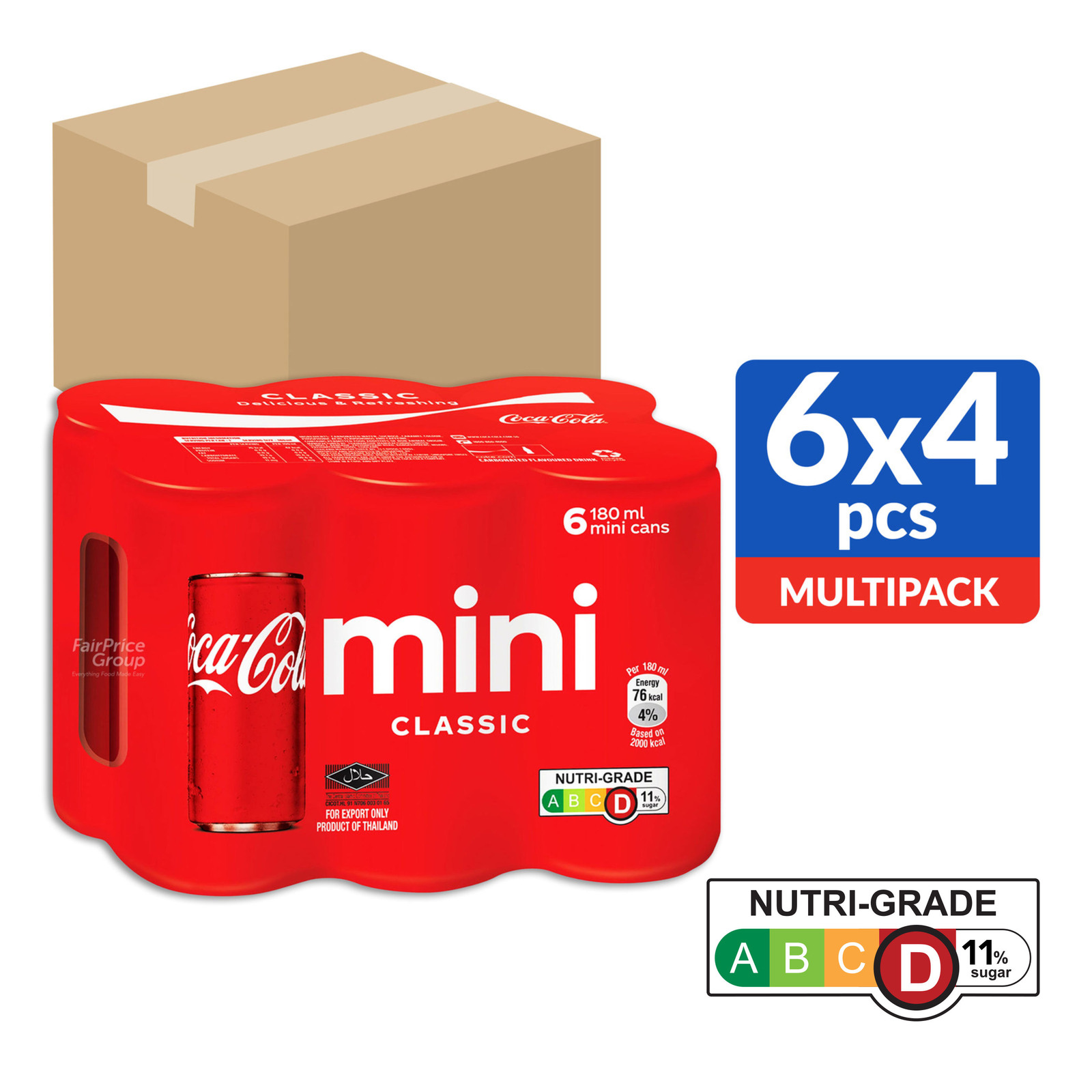 Coca-Cola Mini Can Drink - Classic | NTUC FairPrice