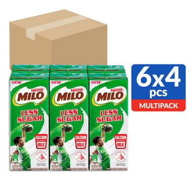 Milo Chocolate Malt Milk UHT Packet Drink -Less Sugar | NTUC FairPrice