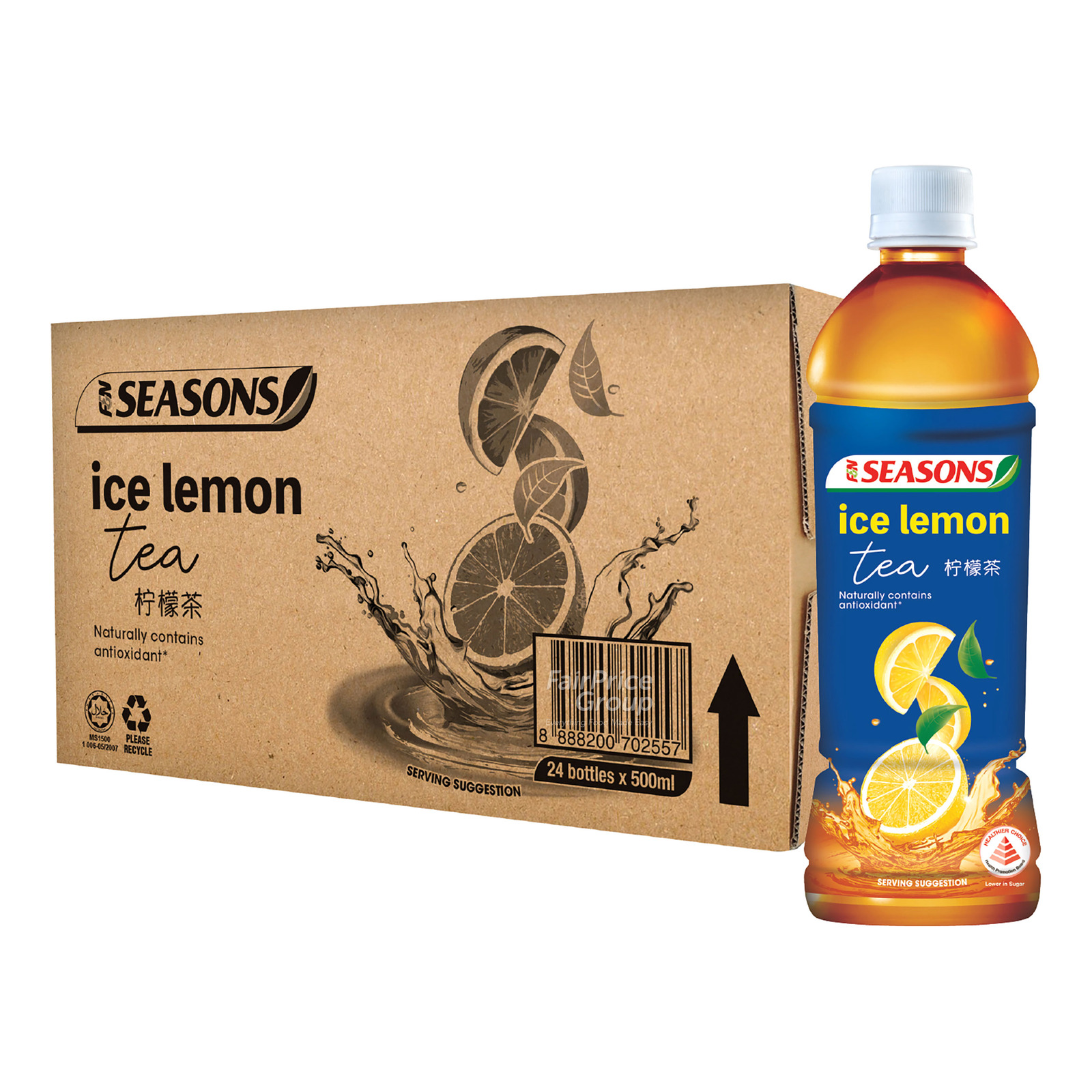F&N Seasons Bottle Drink - Ice Lemon Tea | NTUC FairPrice