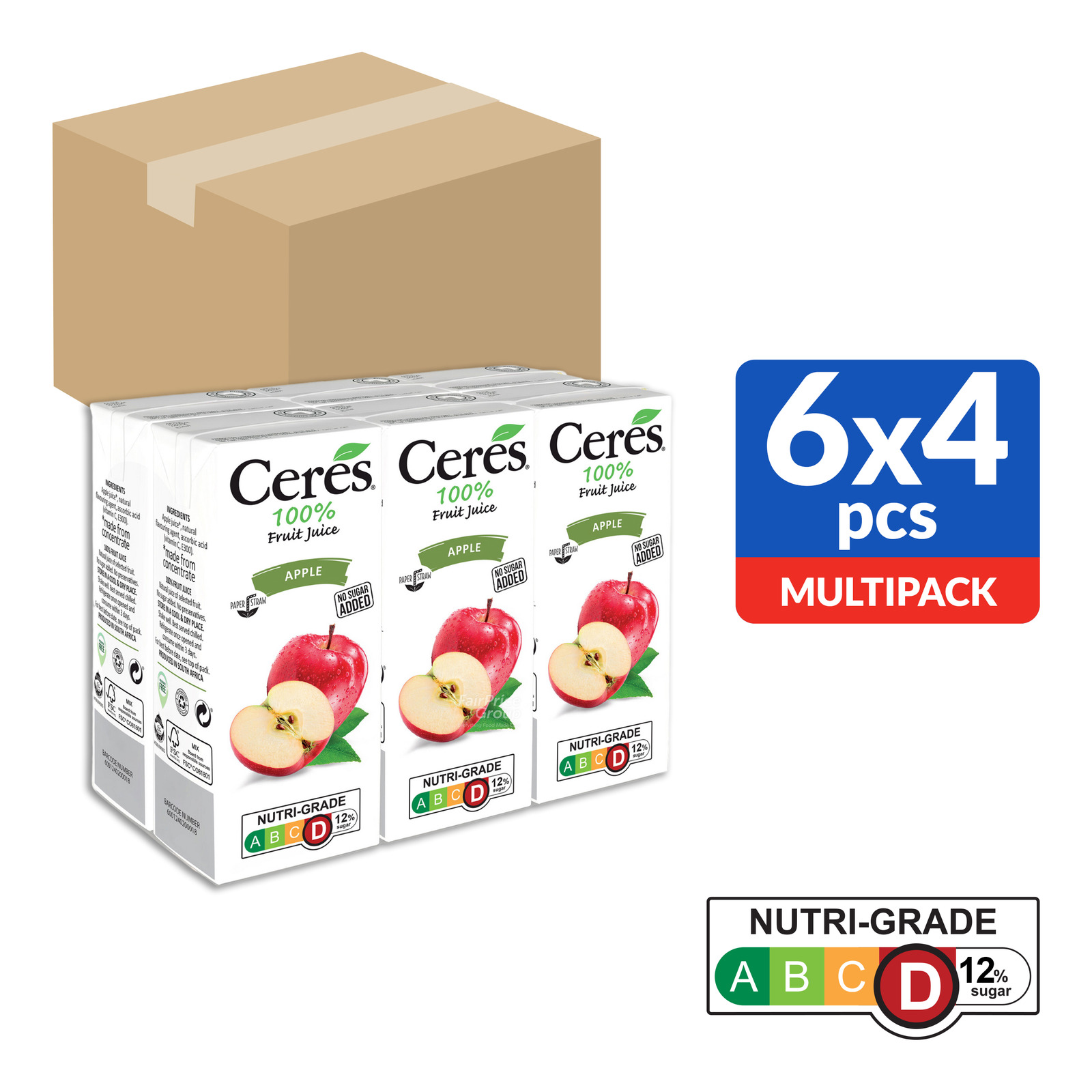 Ceres 100% Juice Drink Packet - Apple | NTUC FairPrice