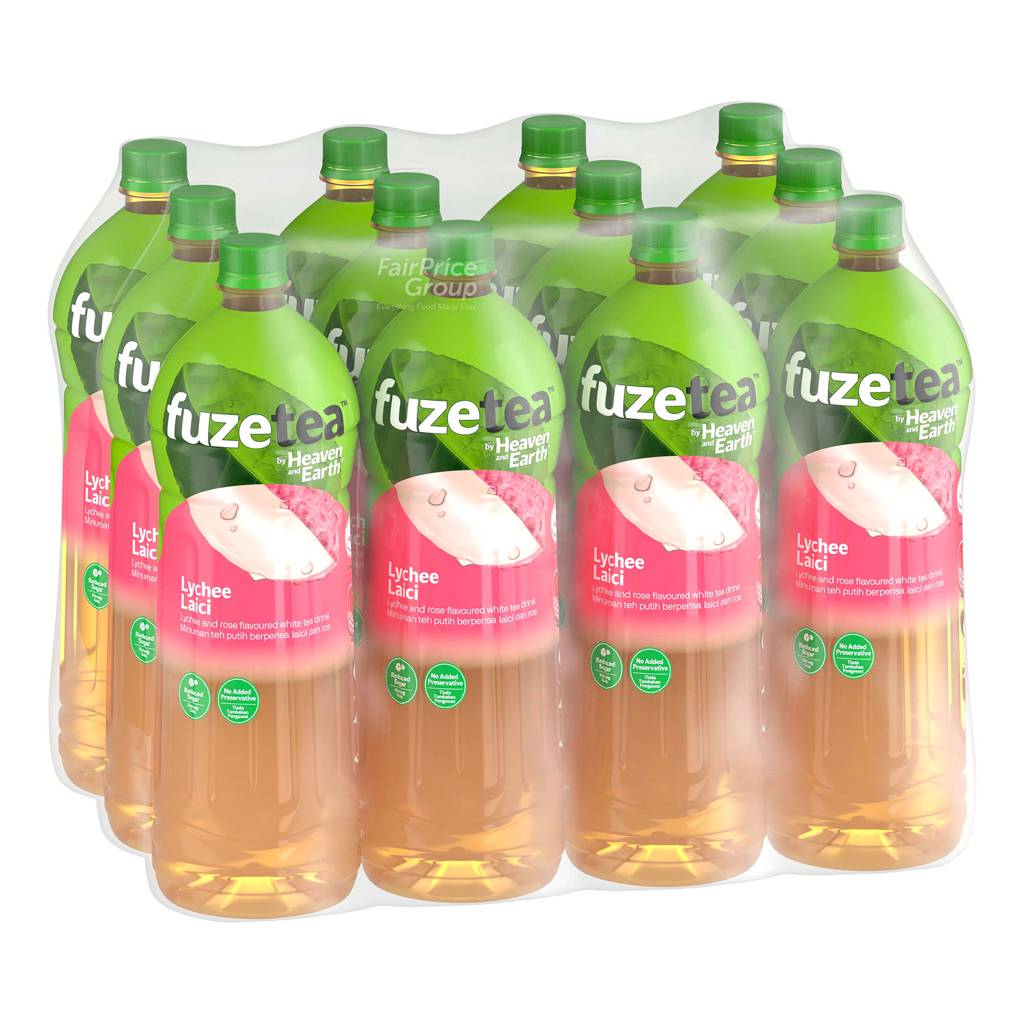 Fuze Tea Flavoured White Tea Bottle Drink - Lychee | NTUC FairPrice