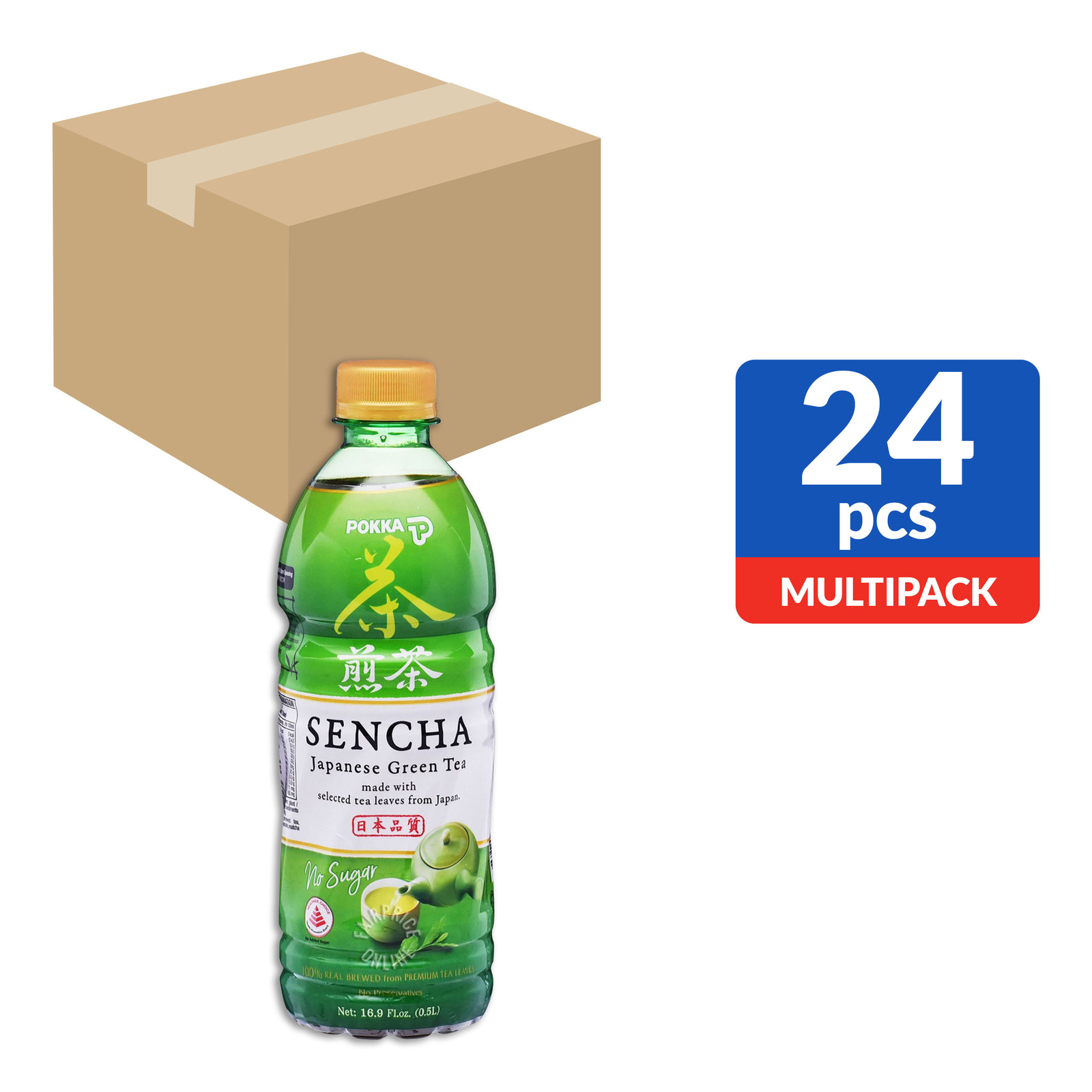 Pokka Bottle Drink - JapaneseGreenTea(NoSugarAdded) | NTUC FairPrice