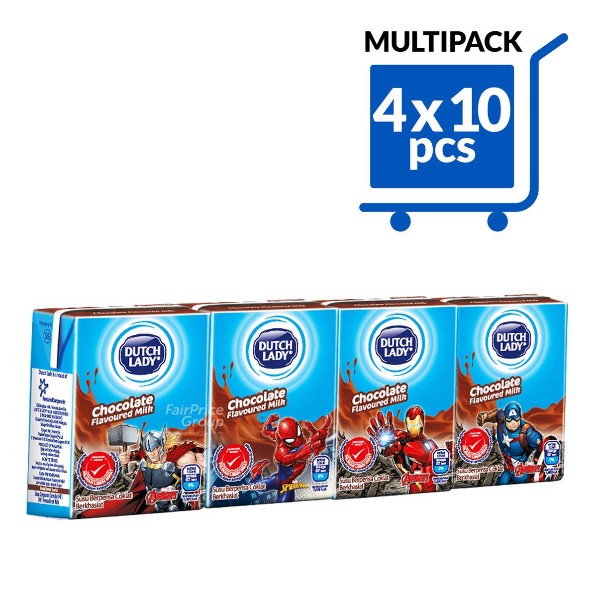 Dutch Lady Avengers UHT Kid Milk - Chocolate | NTUC FairPrice