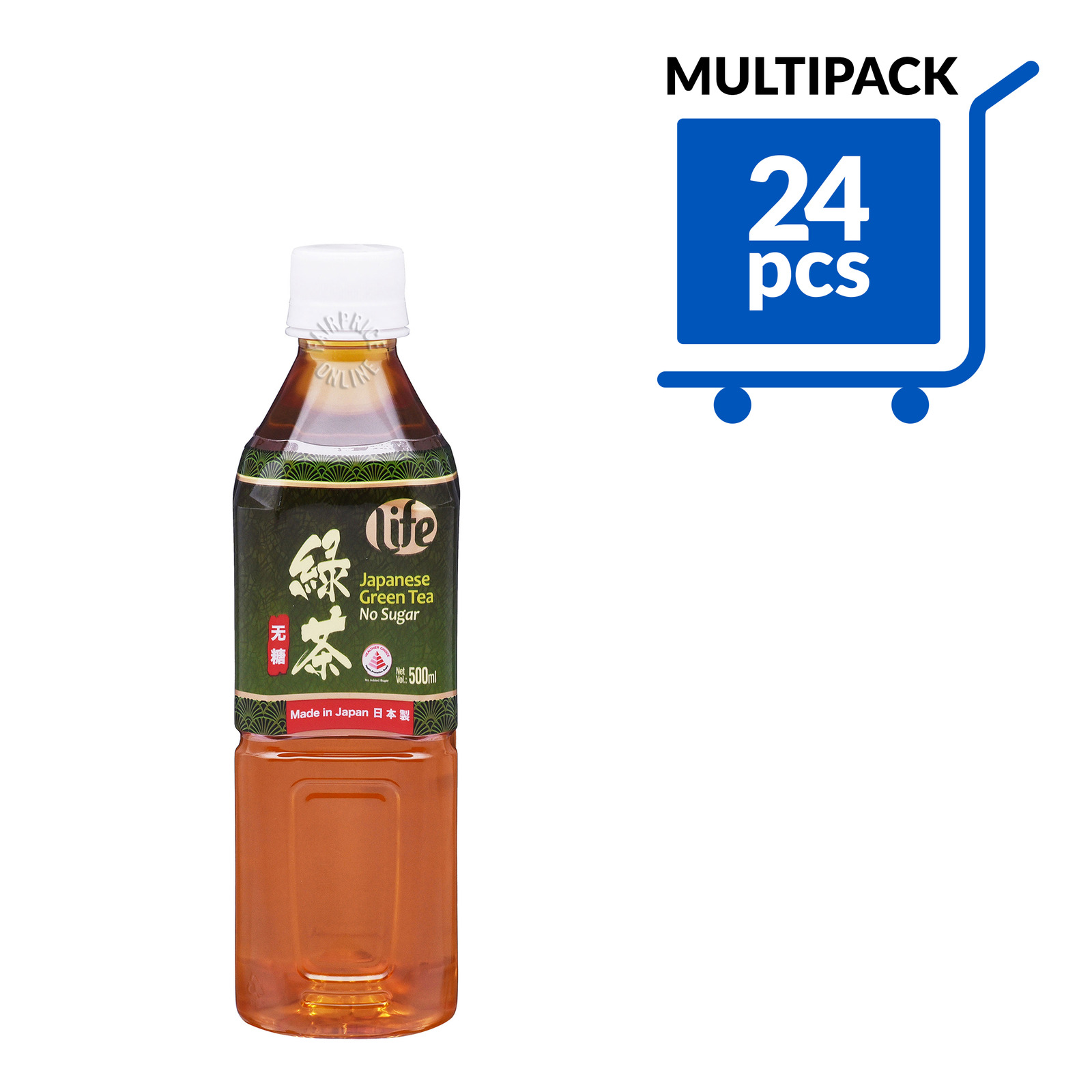 #Life Bottle Drink - Japanese Green Tea (No Sugar) | NTUC FairPrice