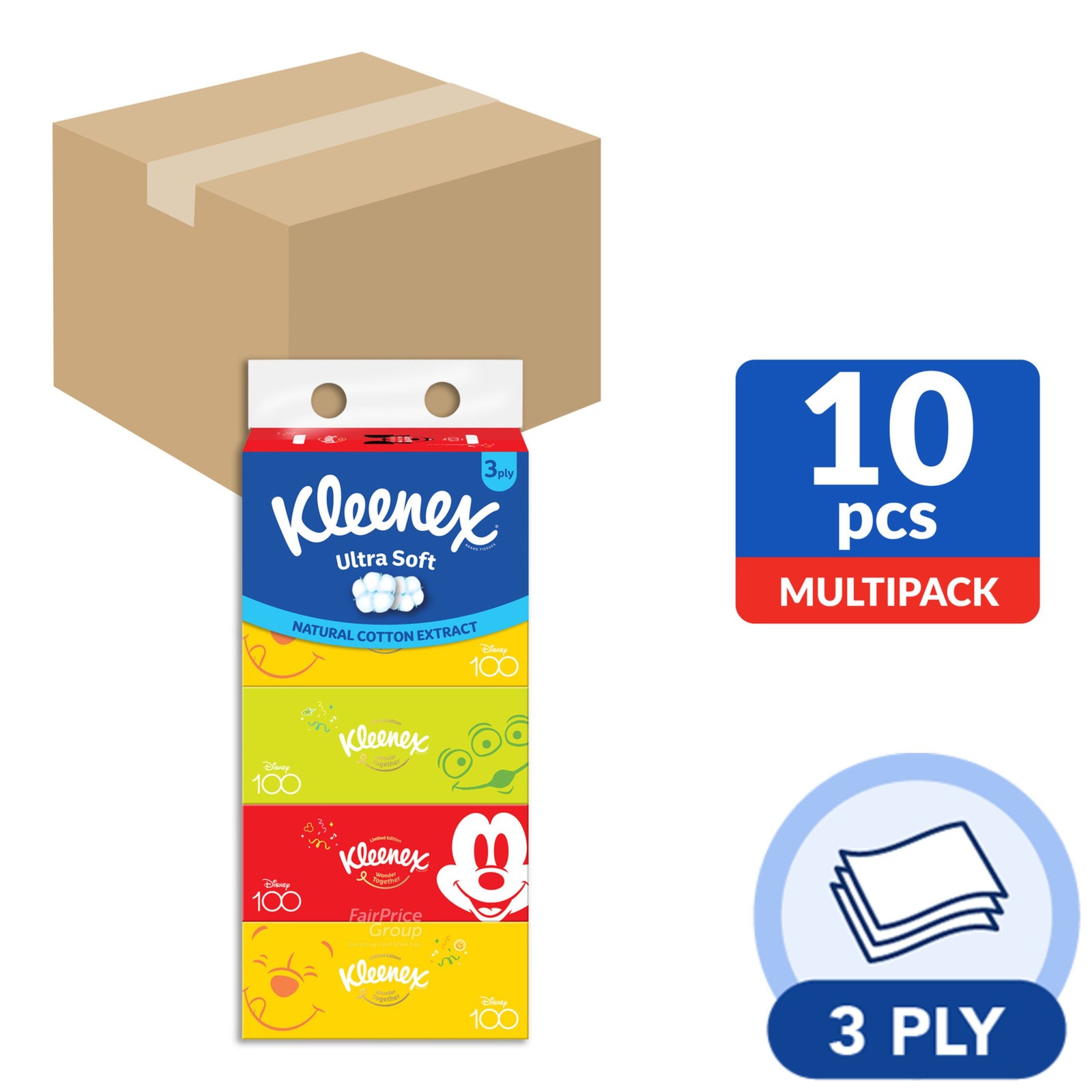 Kleenex Facial Tissue Box - Marvel 2 (3ply) | NTUC FairPrice