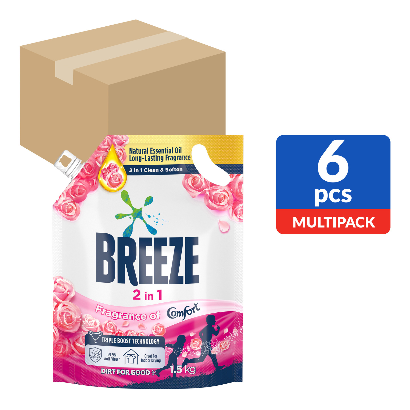 Breeze Liquid Detergent Refill - Comfort | NTUC FairPrice