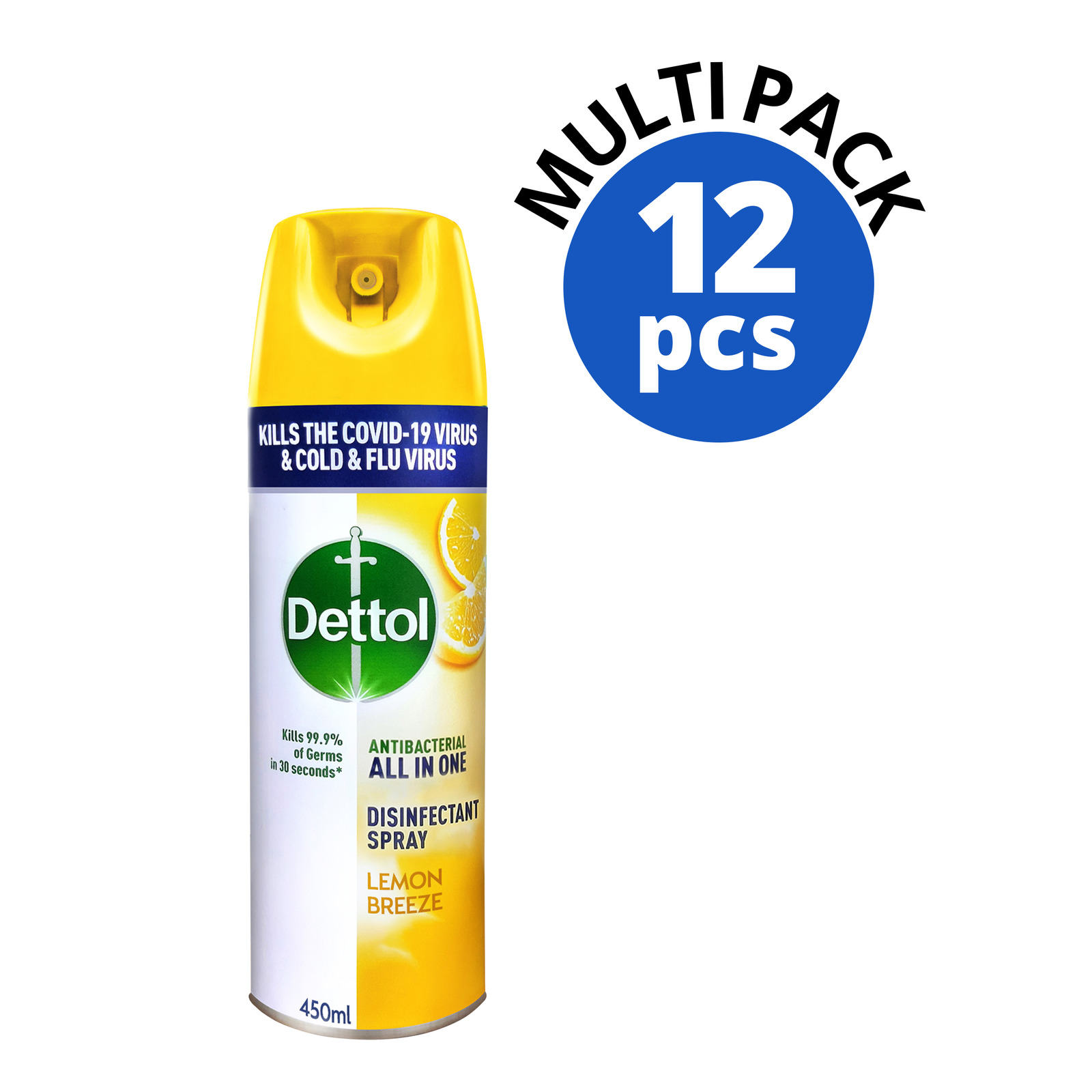 Dettol All In One Disinfectant Spray - Lemon Breeze | NTUC FairPrice
