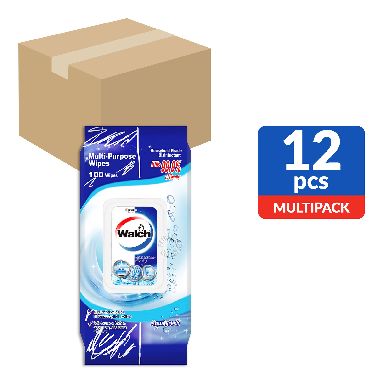 Walch Multi-Purpose Wipes - Aqua Fresh | NTUC FairPrice