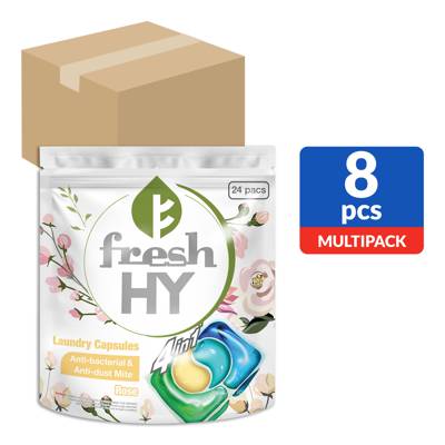 Fresh Hy 4 in 1 Laundry Capsules Refill - Rose | NTUC FairPrice