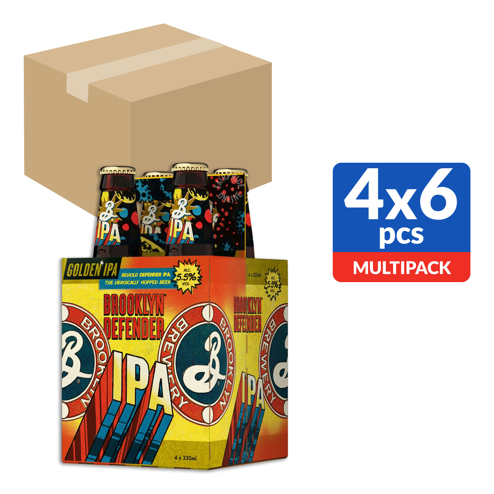 Brooklyn Brewery Can Beer - Defender IPA | NTUC FairPrice