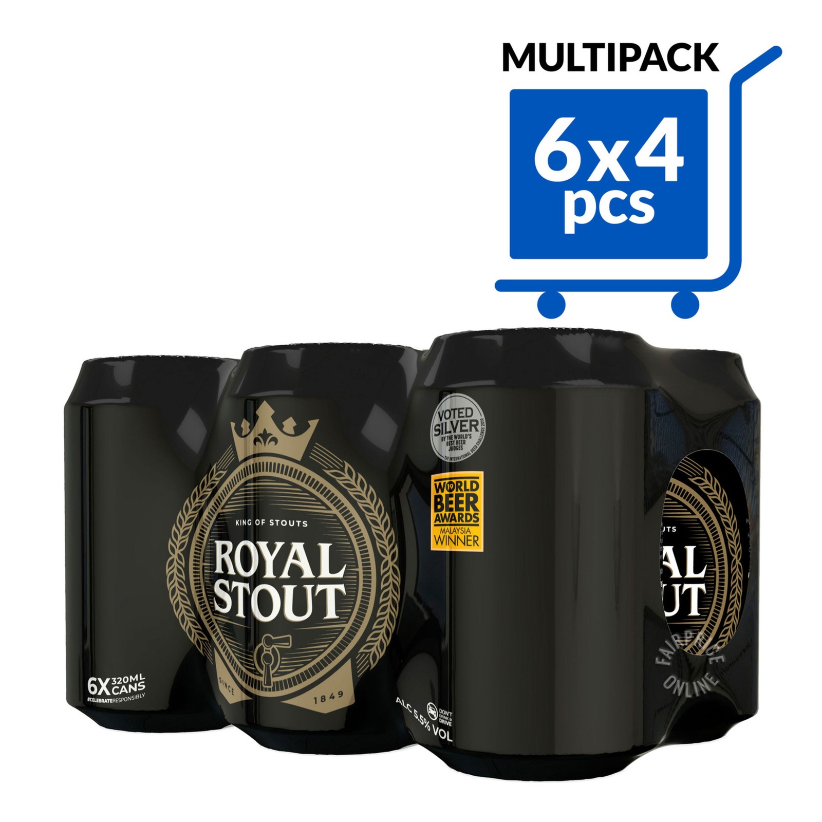 Danish Royal Stout Can Beer | NTUC FairPrice