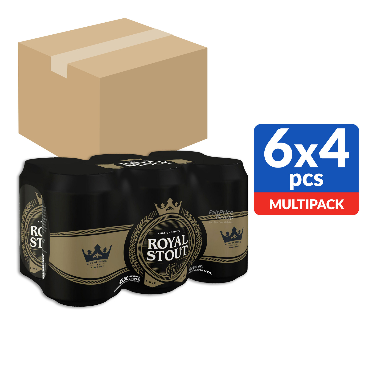 Danish Royal Stout Can Beer | NTUC FairPrice