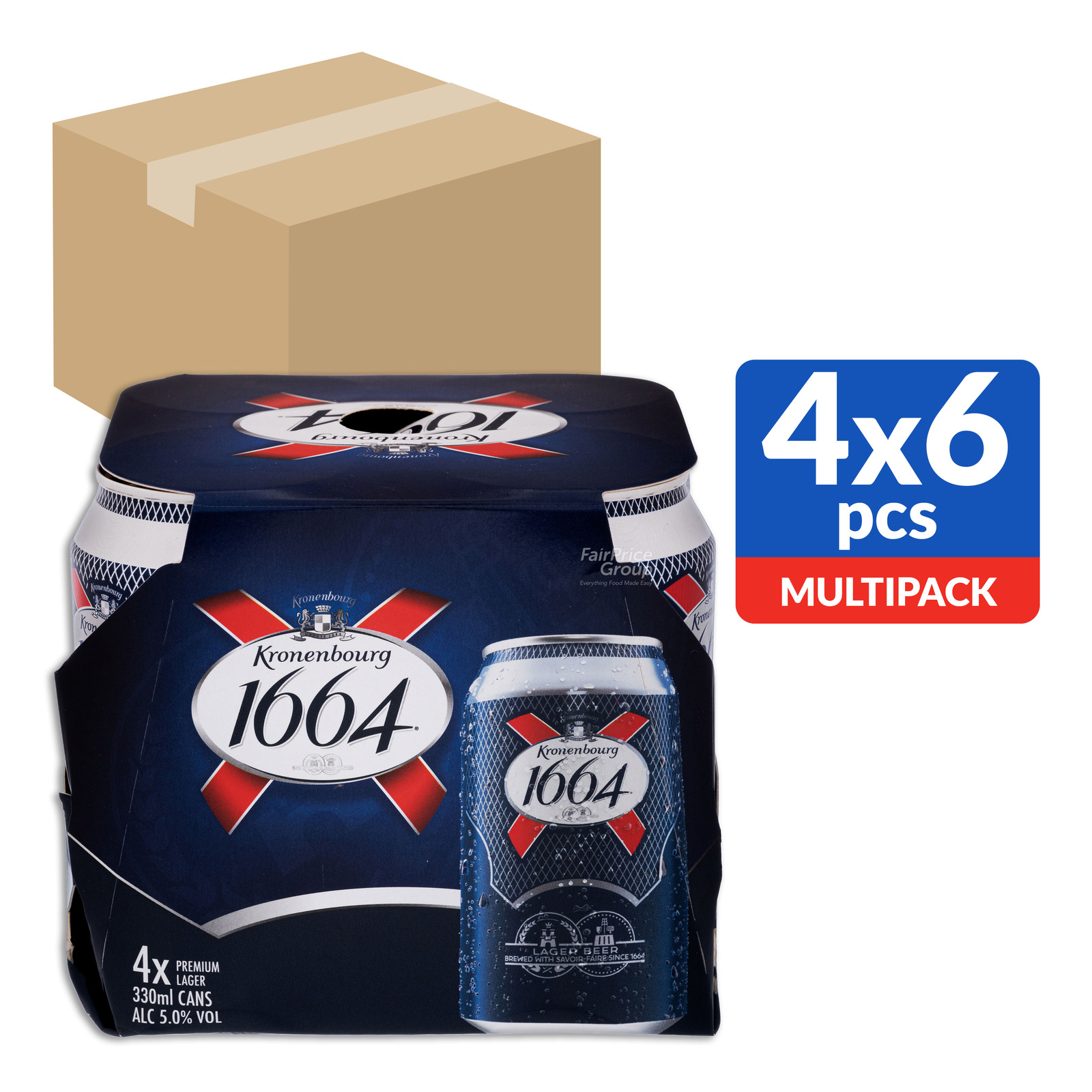 Kronenbourg 1664 Can Beer - Original | NTUC FairPrice