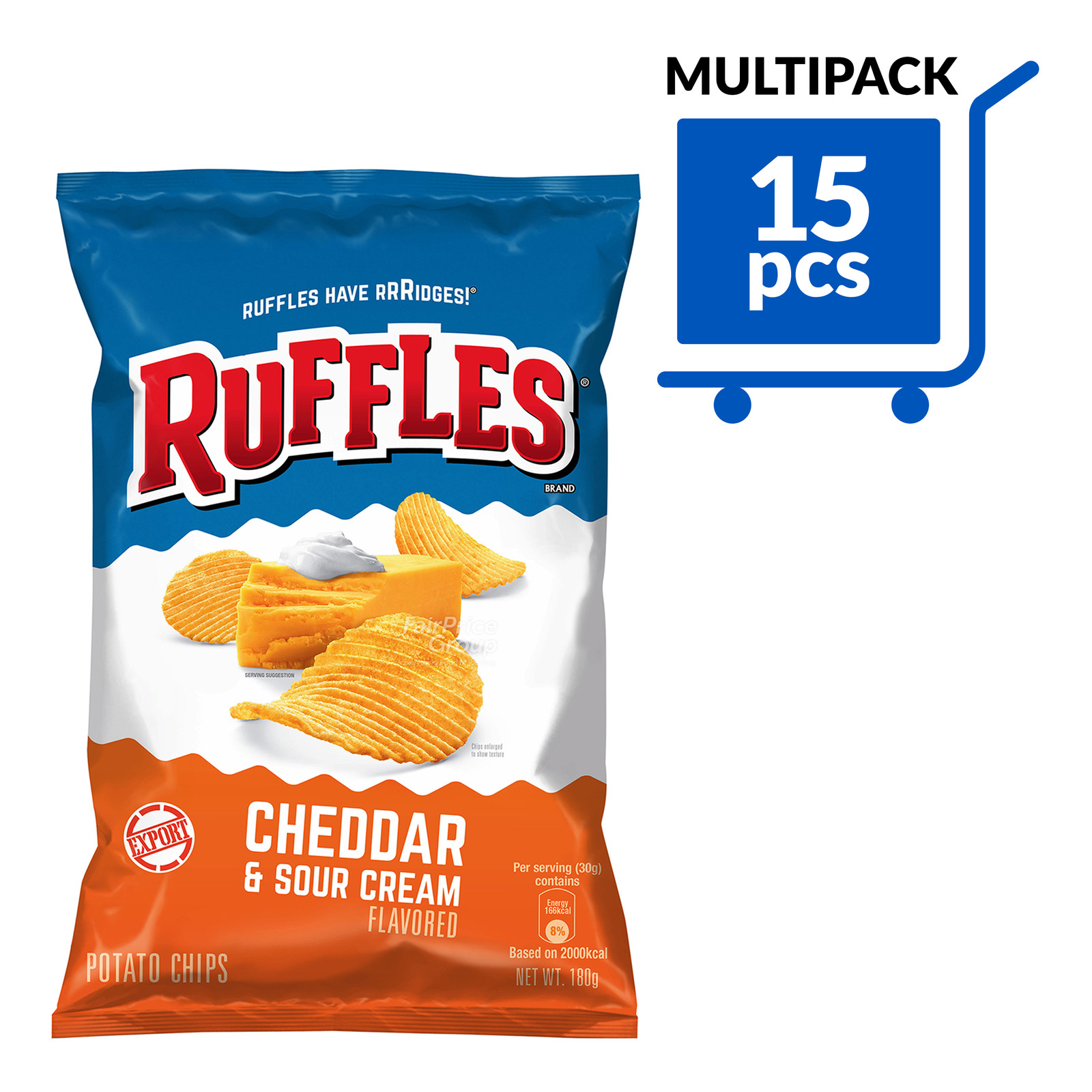 Ruffles Potato Chips - Cheddar & Sour Cream | NTUC FairPrice