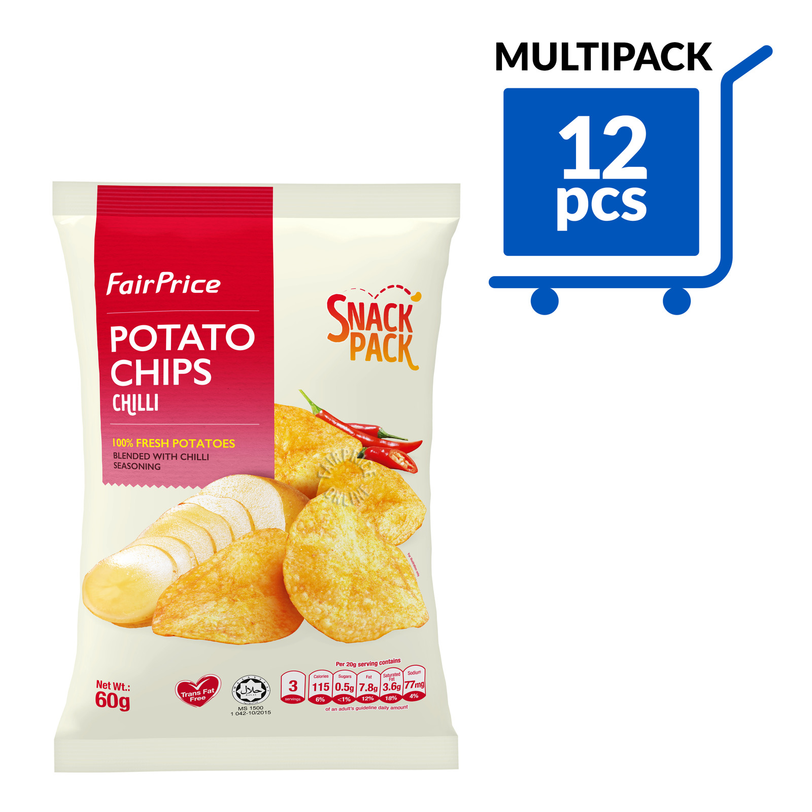 FairPrice Potato Chips - Chili | NTUC FairPrice