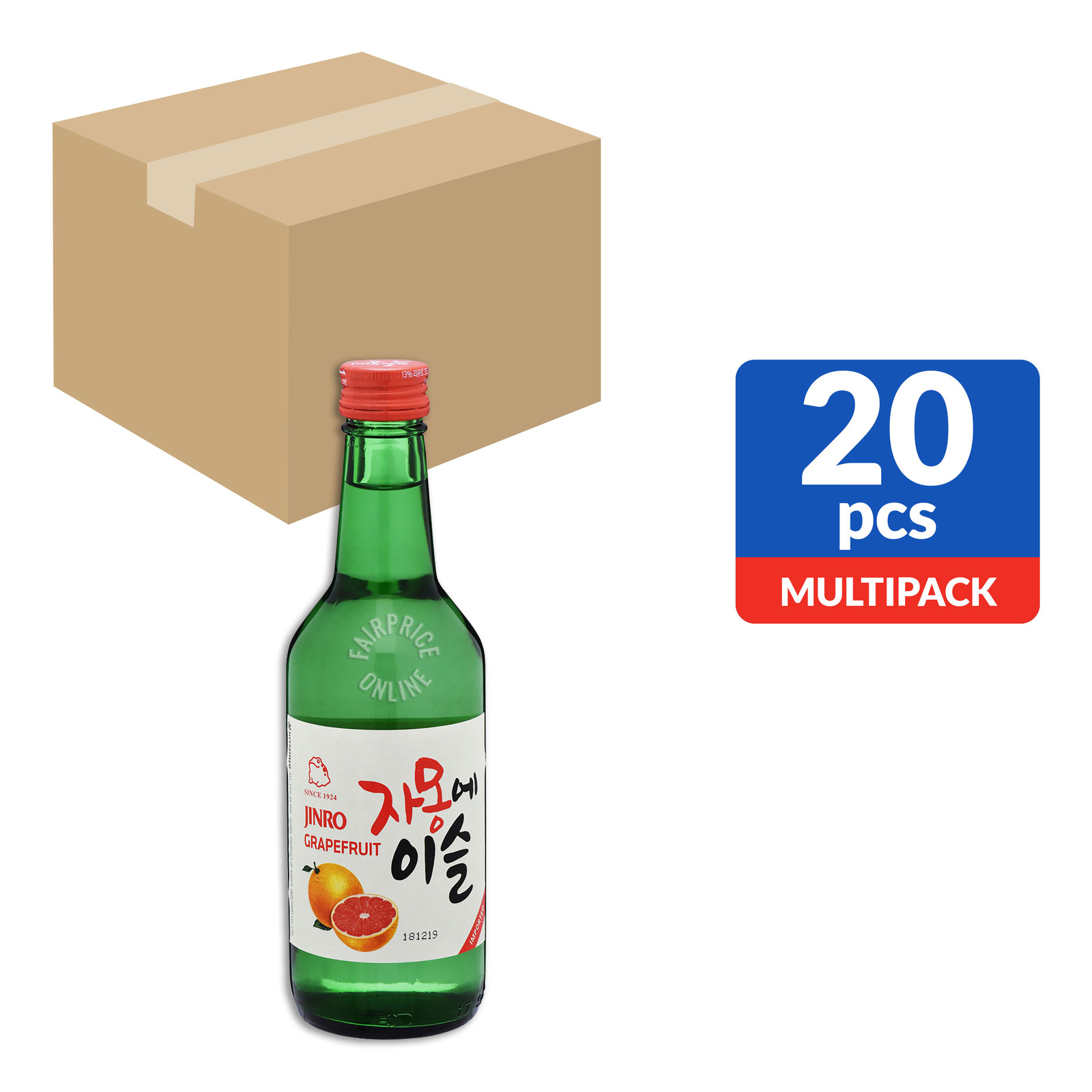 Jinro Bottle Soju - Grapefruit | NTUC FairPrice