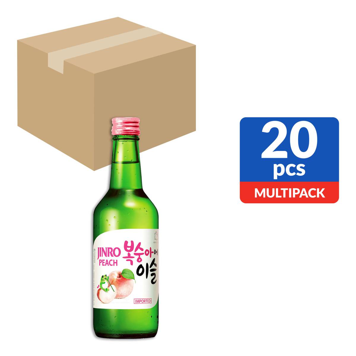 Jinro Bottle Soju - Peach | NTUC FairPrice