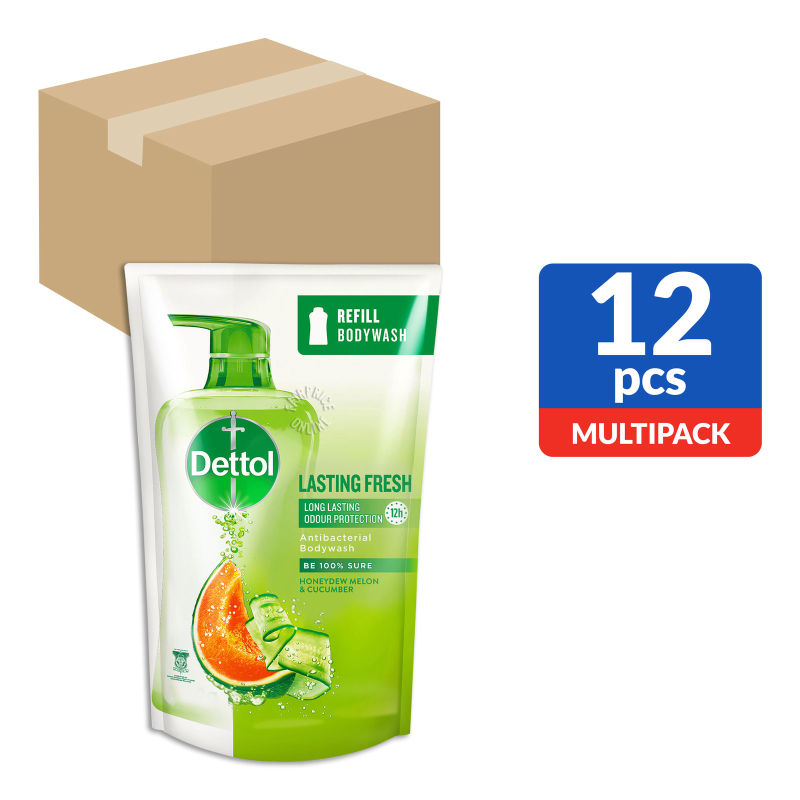 Dettol Anti-Bacterial pH-Balanced Body Wash Refill Lasting Fresh | NTUC ...