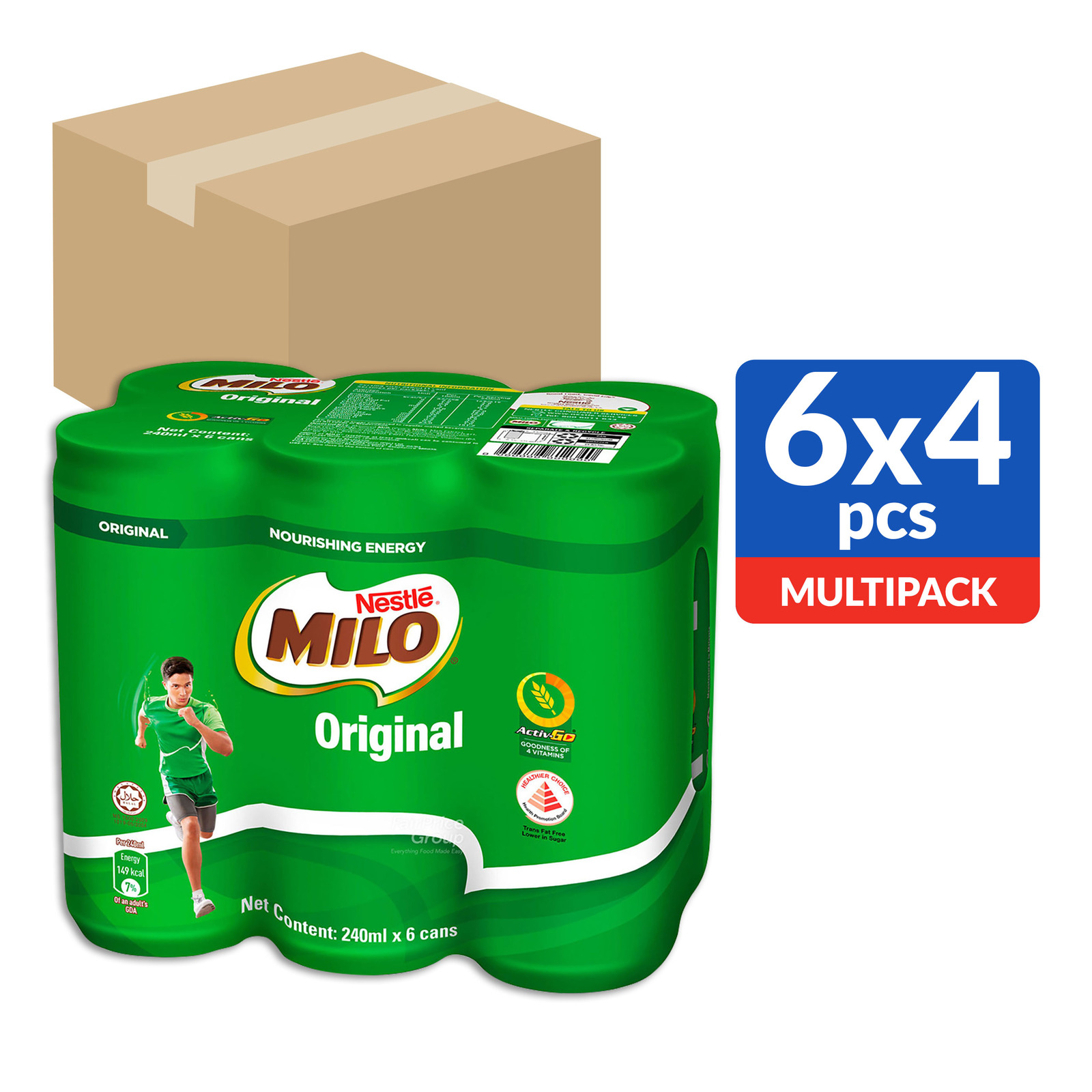 Milo Chocolate Malt Can Drink - Original | NTUC FairPrice