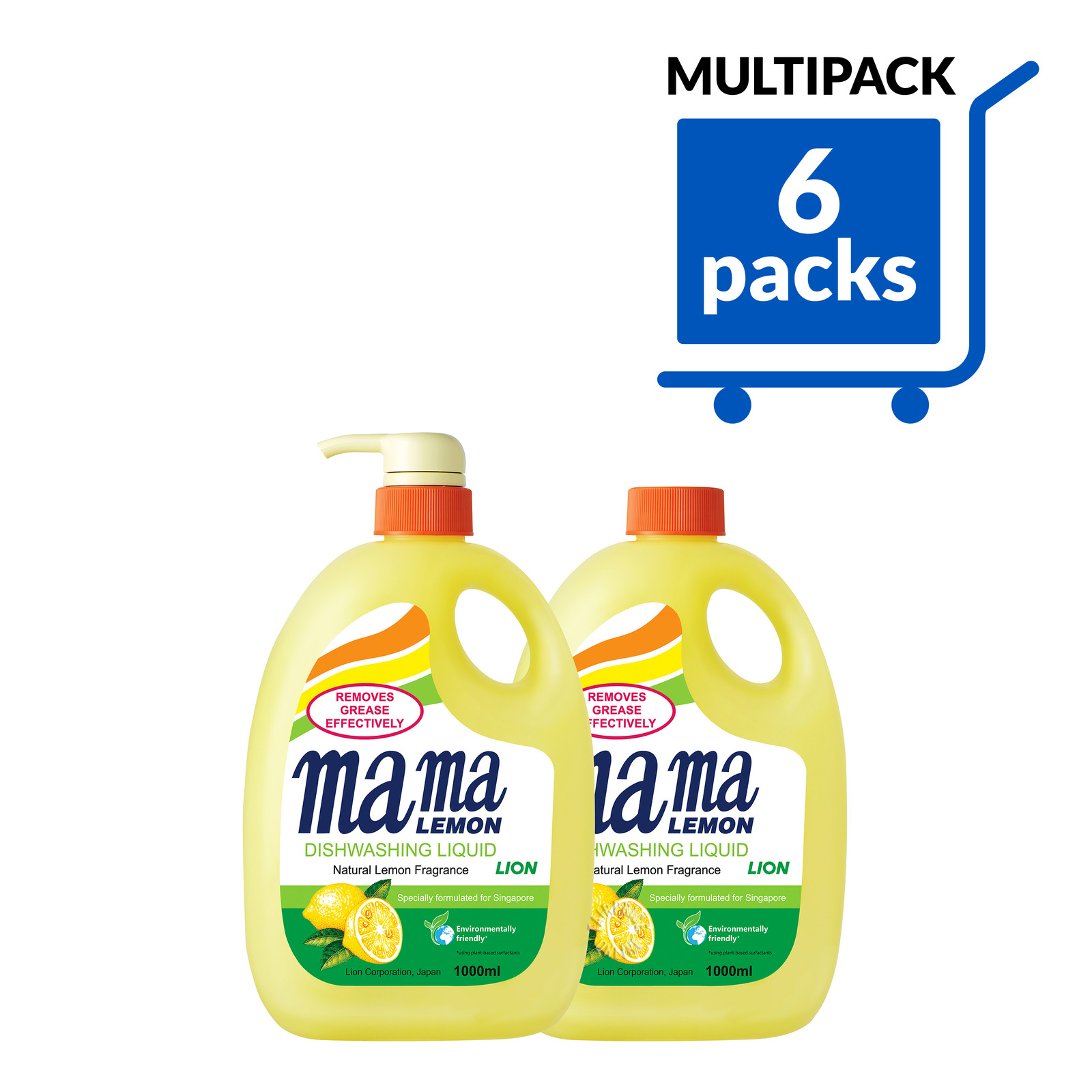 Mama Lemon Dishwashing Liquid & Refill - Natural Lemon | NTUC FairPrice